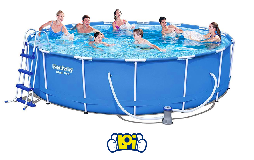 Piscina Estructural Bestway 14970L con Filtro Bomba Escalera Tapa y ... Piscina Estructural Bestway 14970L con Filtro Bomba Escalera Tapa y ...