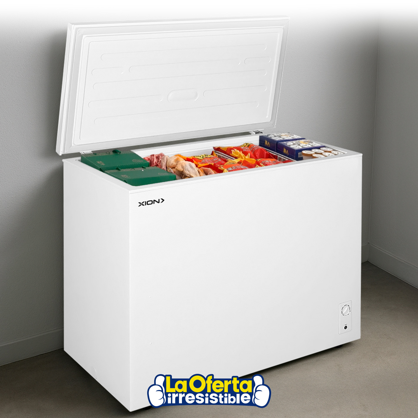 Freezer XION de 300L de Capacidad y Función Dual: Freezer o ...